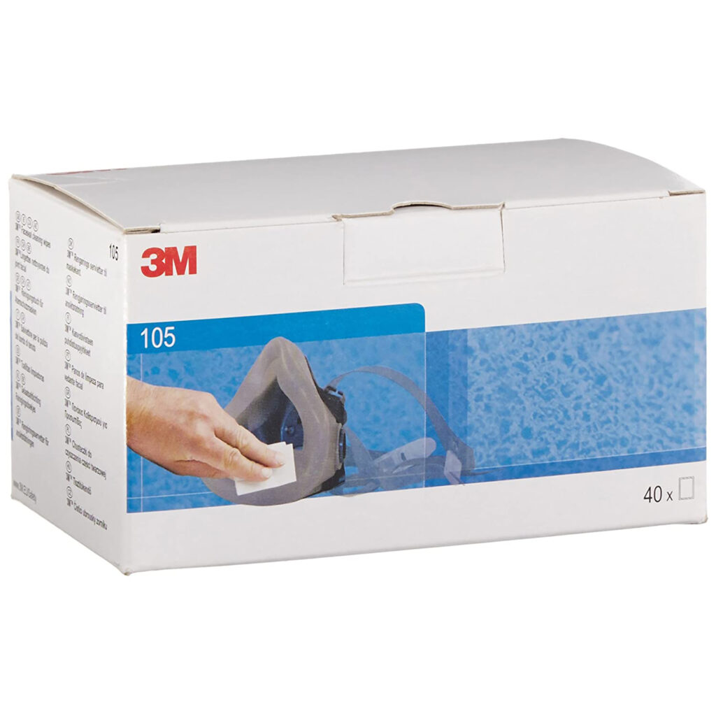 3M 105 Mask Faceseal Cleaning Wipes (1 Pair) – spray guns direct