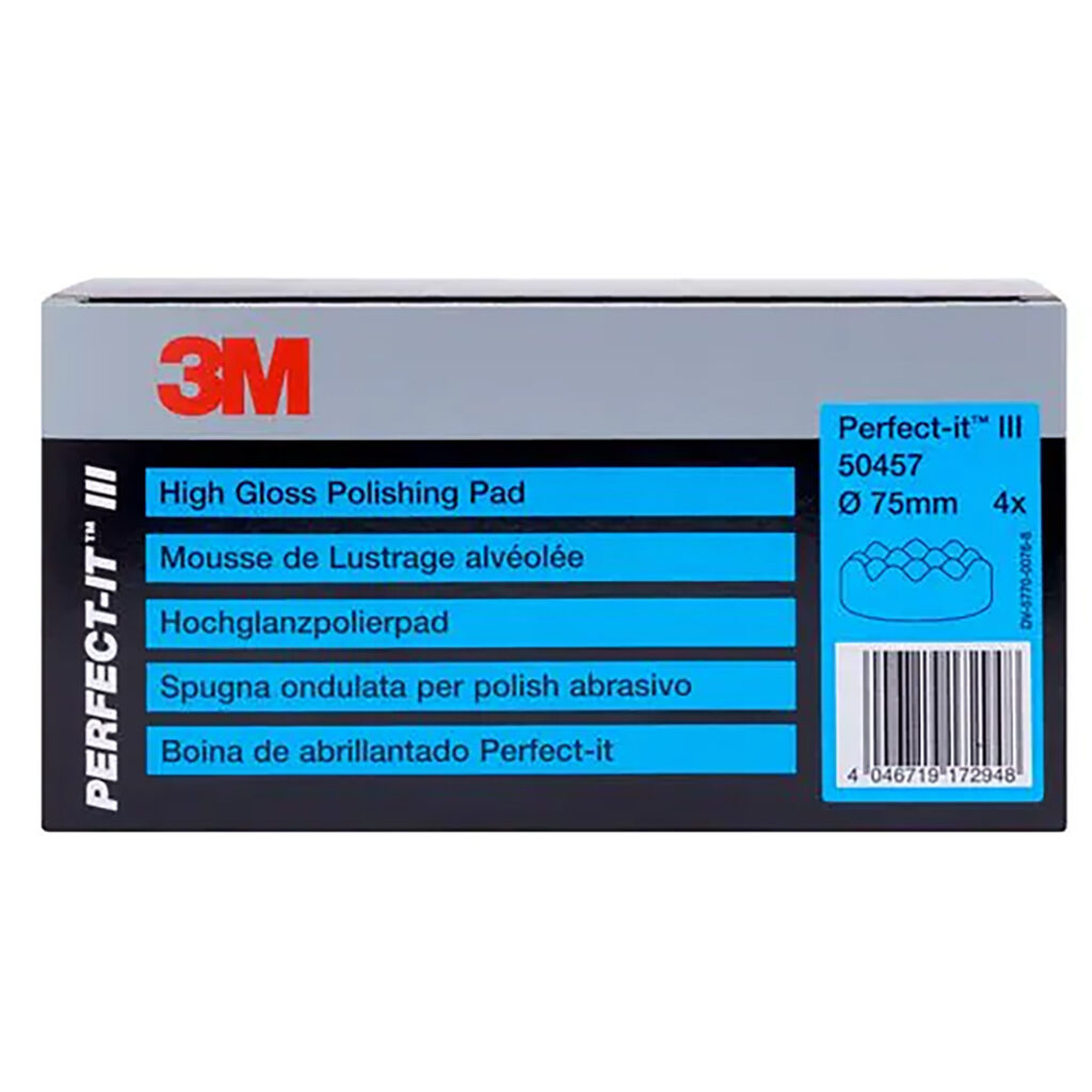 3M 75mm High Gloss Pads (Pack of 4) (50457)
