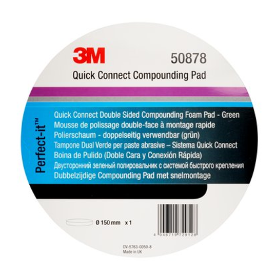 3M Quick Connect Double-Sided Flat Foam Compounding Pad (150mm) – spray ...