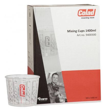 Colad Solvent Proof Mixing Cup (1.4L) (colcup1400) – spray guns direct
