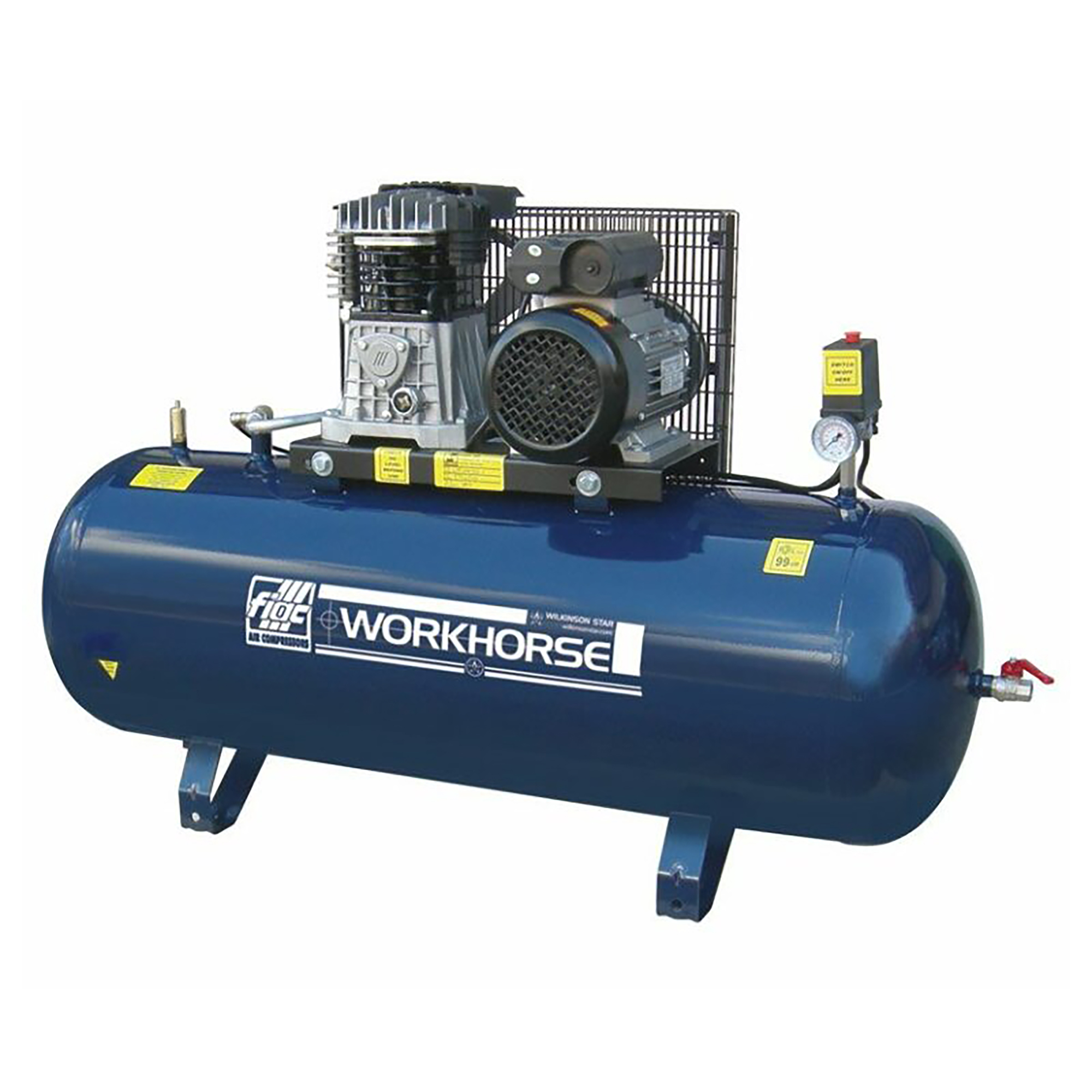 FIAC/Workhorse WR3HP-150S-1 Belt Drive Air Compressor (150 Litre, 13.0 ...