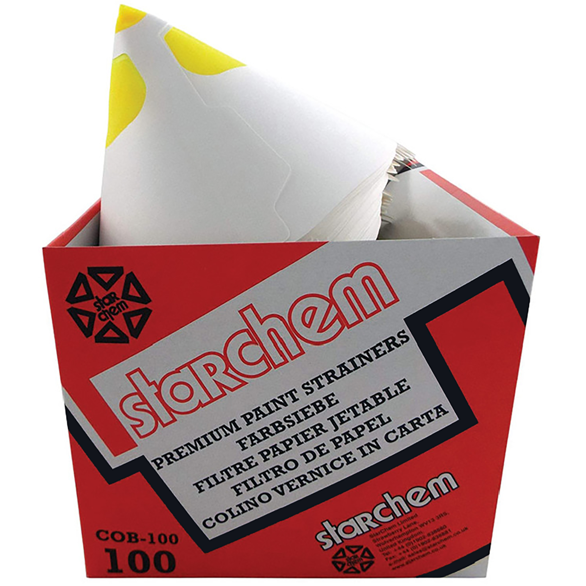 Starchem (Gerson made) Paint Strainers (NUFB10 / COB-100) – spray guns ...