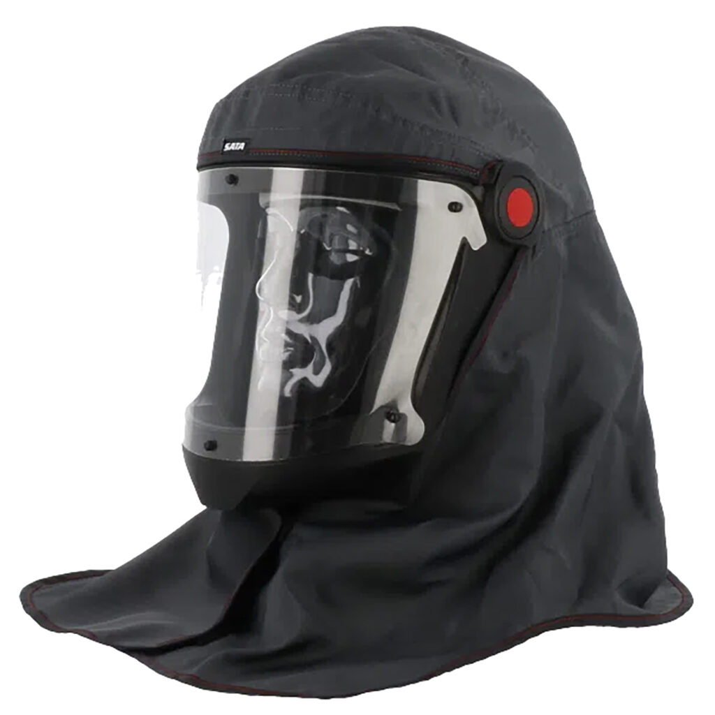 SATA Air Vision 5000 Air Fed Mask. Ingenious design, light, compact ...