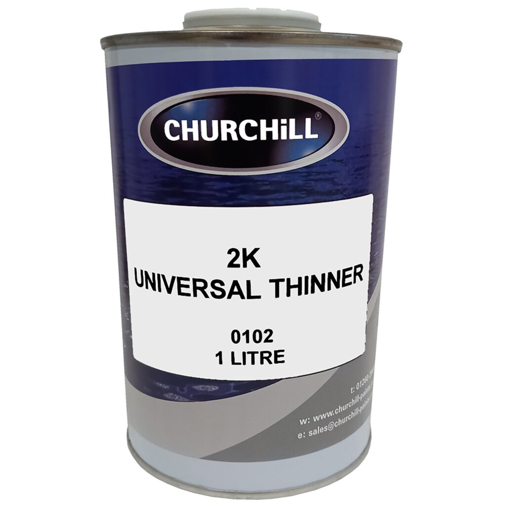 Churchill 2K Universal Thinner 1L (0102/1) – spray guns direct