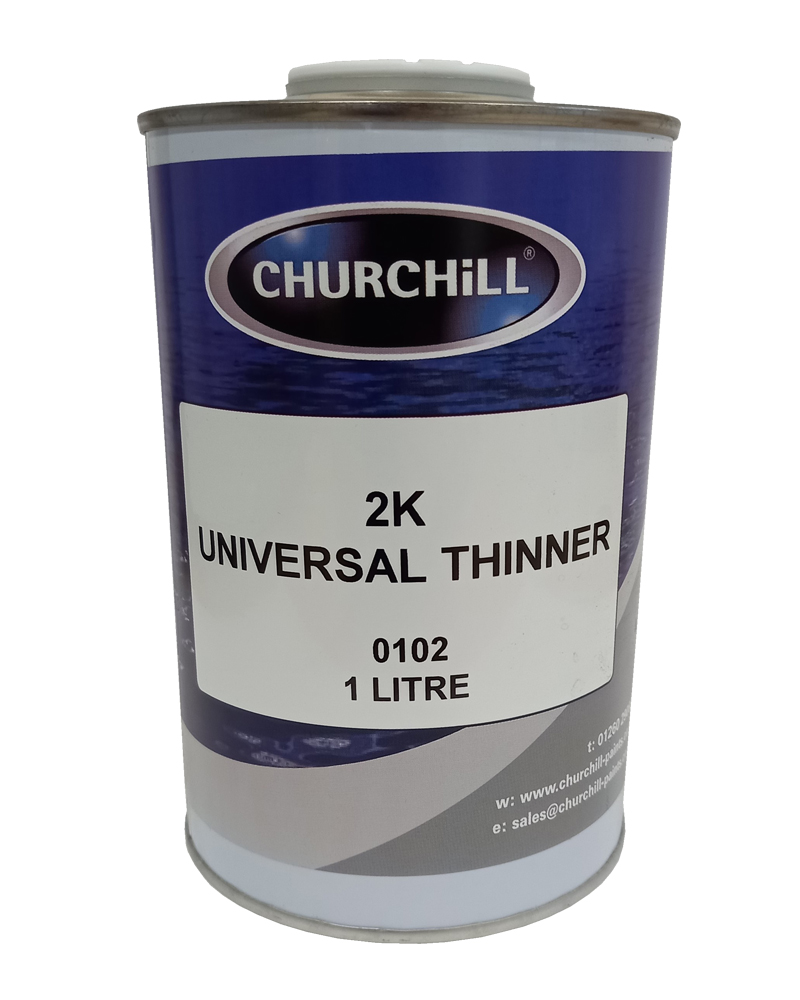 Churchill 2K Universal Thinner 1L - SpraygunsDirect.co.uk