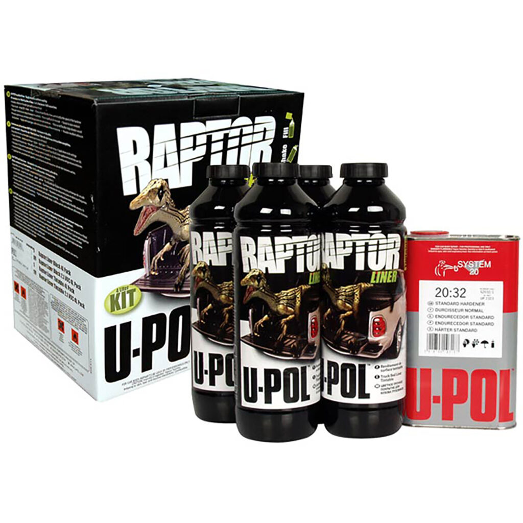 U-POL Raptor Multi purpose coating (RLB / RLT) – spray guns direct