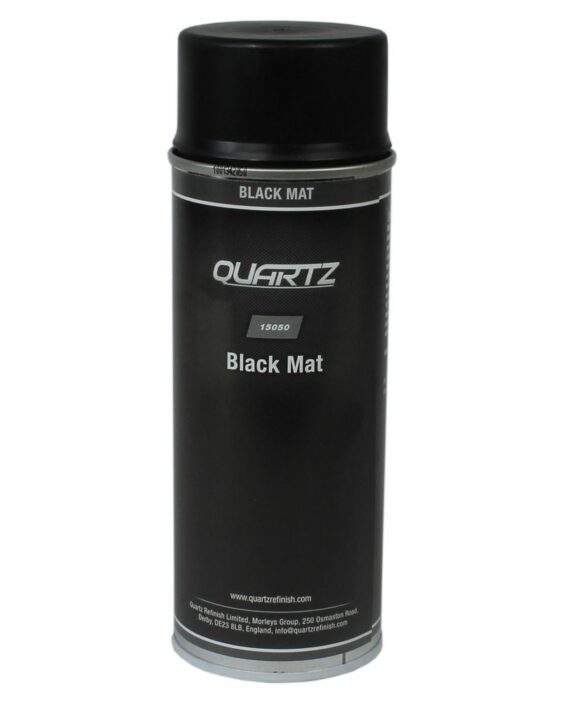 Quartz matte black spray aerosol
