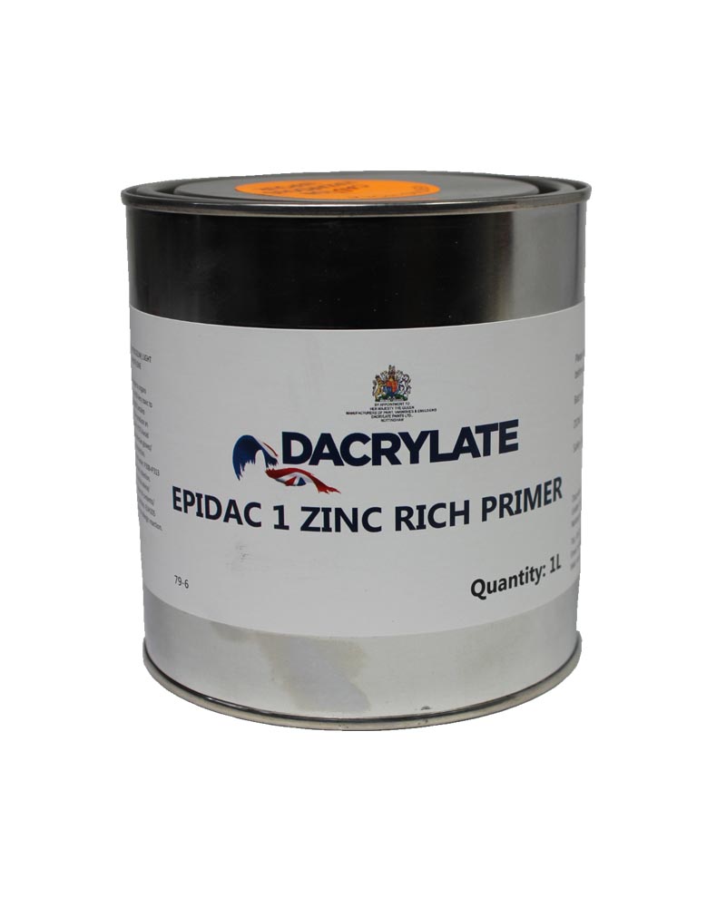 Dacrylate Epidac 1 Zinc Rich Anti-Corrision Primer / Finish. Higher ...