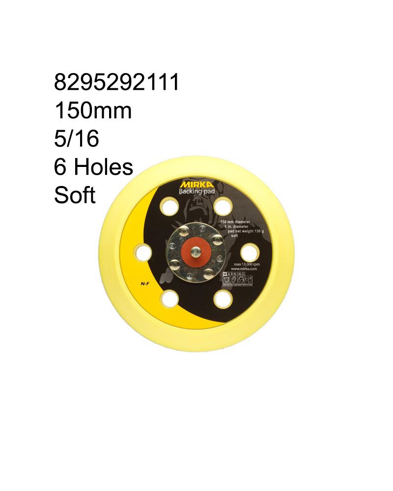 Mirka Backing Pads (Grip) (See dropdown for options) - SpraygunsDirect ...