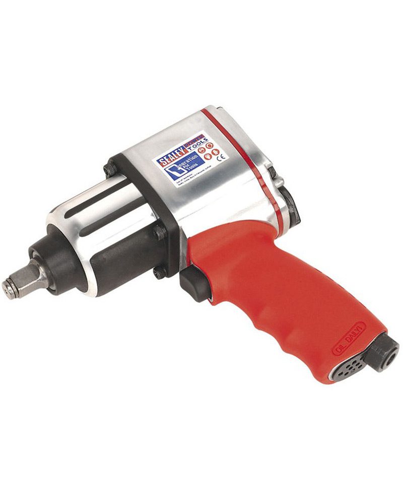 Sealey Air Impact Wrench (1/2" Sq Drive, Twin Hammer)
