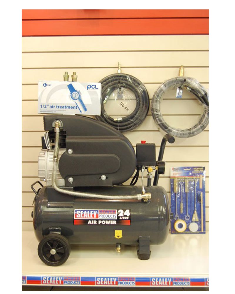 Complete Sealey Compressor - SpraygunsDirect.co.uk