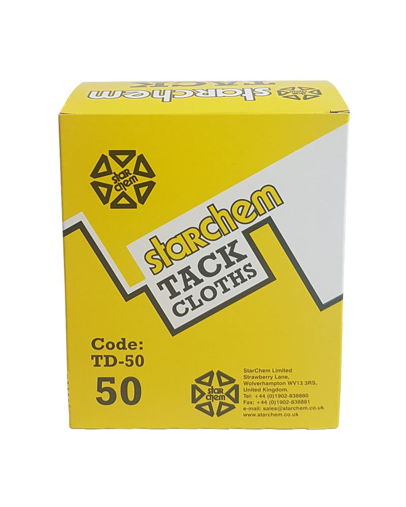 Starchem Tack Cloths with Dispenser Box (Pack of 50) (TD50) – spray ...