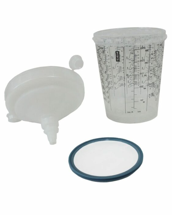 SATA RPS Minijet 0.3 Disposable Cup & Lids (125 or 200 micron, Pack of 60)