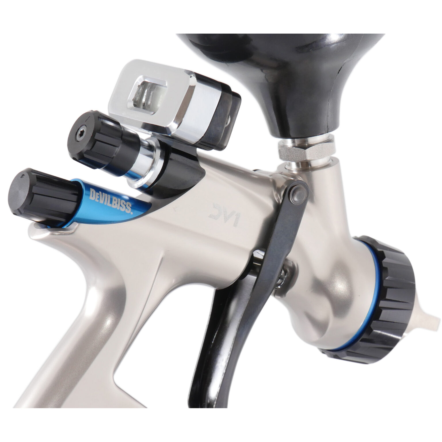 DeVilbiss DV1 Original Premier Limited Silver/Olive Digital Basecoat ...